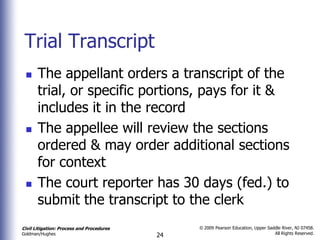 Chapter 19 nineteen post trial procedures civ lit 2nd | PPTX