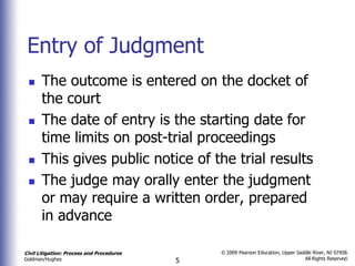 Chapter 19 nineteen post trial procedures civ lit 2nd | PPTX