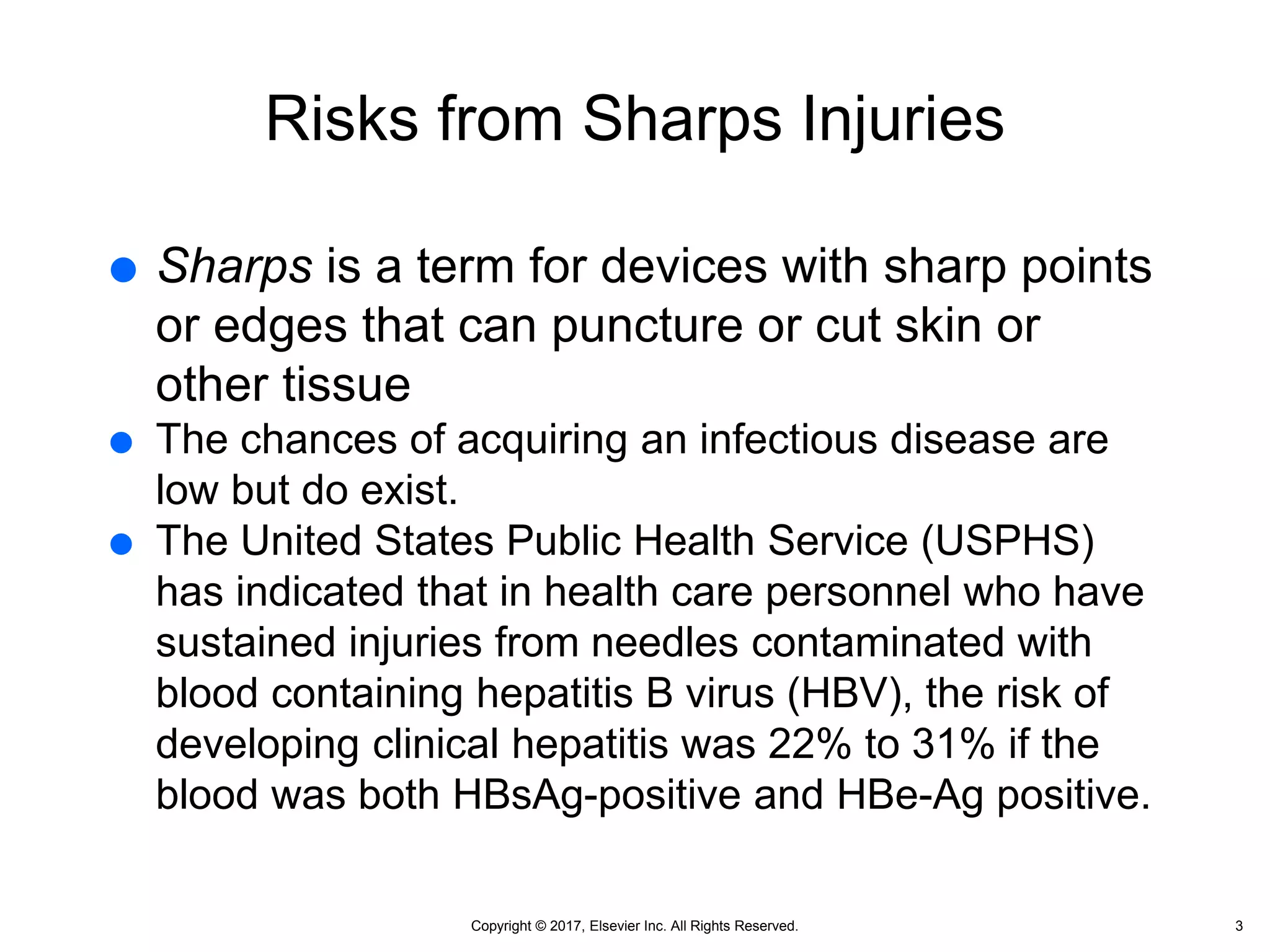 Chapter 19: Sharps Safety | PPTX