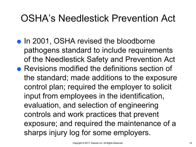 Chapter 19: Sharps Safety | PPTX | First Aid | Injuries