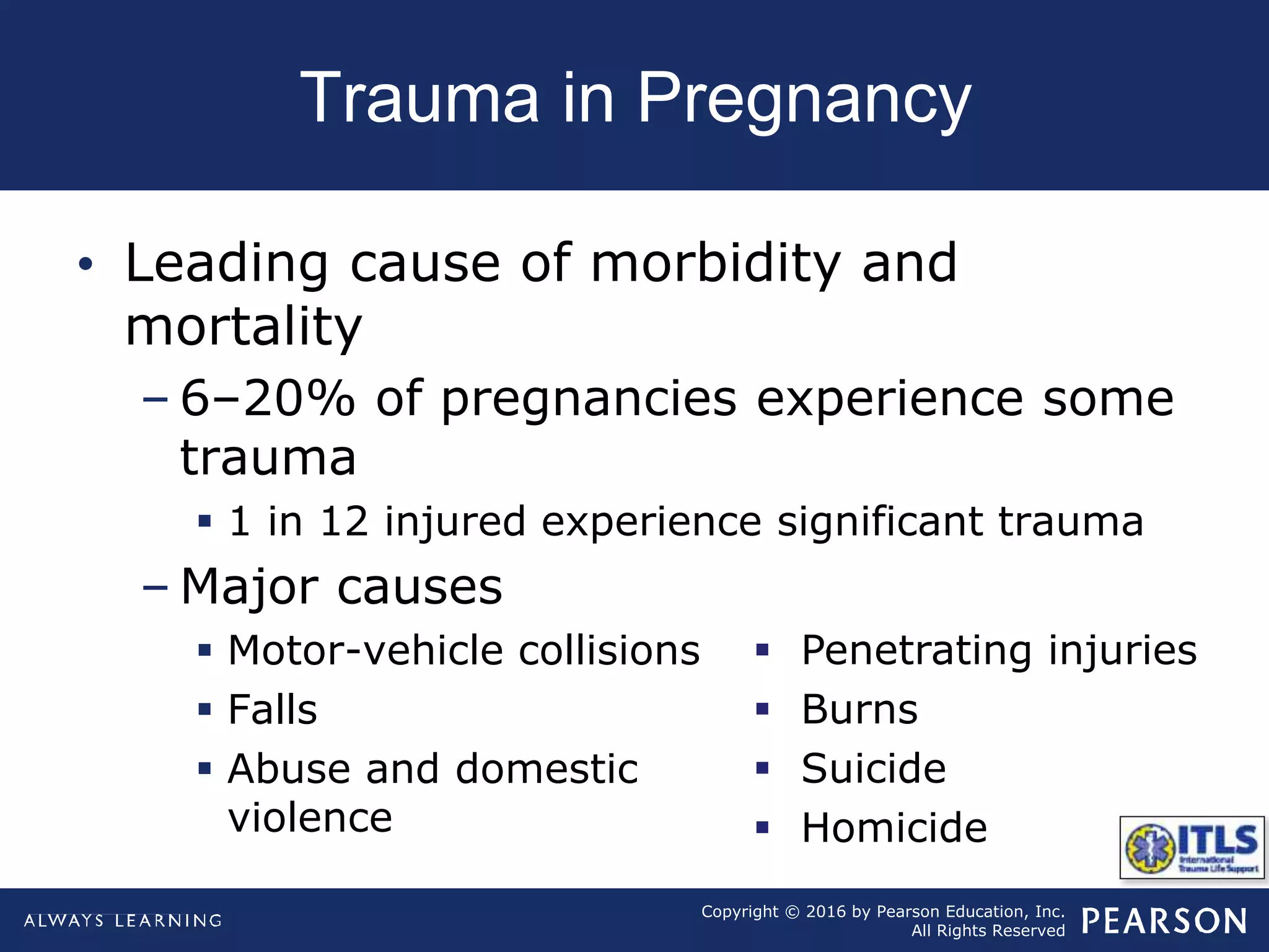 Chapter19 trauma in pregnancy | PPT