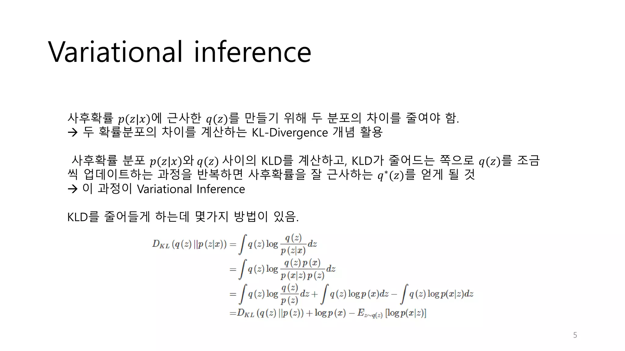 Chapter 19 Variational Inference Ppt