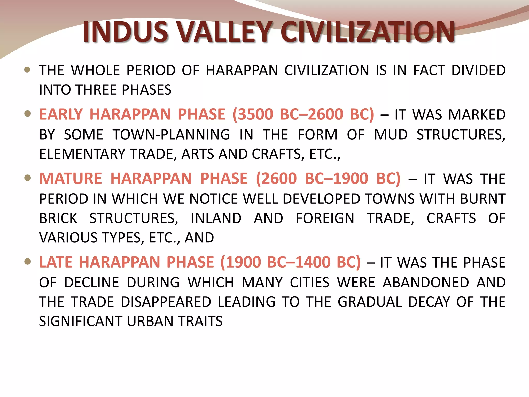 Architecture of Indus Valley Civilisation & Vedic Era | PDF