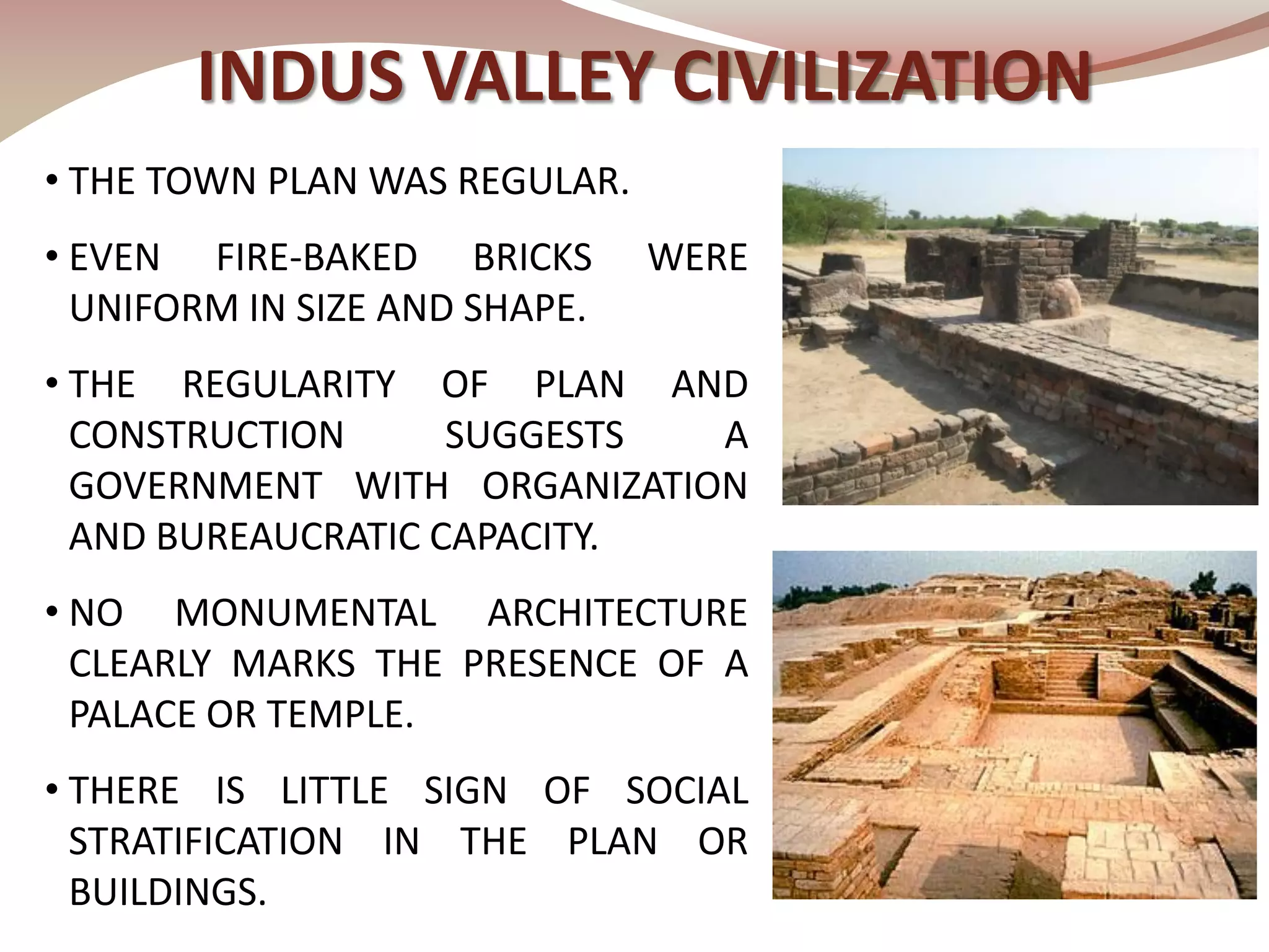 Architecture of Indus Valley Civilisation & Vedic Era | PDF