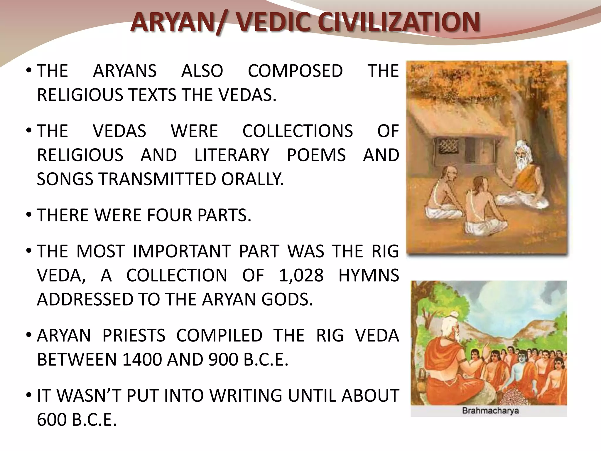 Architecture of Indus Valley Civilisation & Vedic Era | PDF