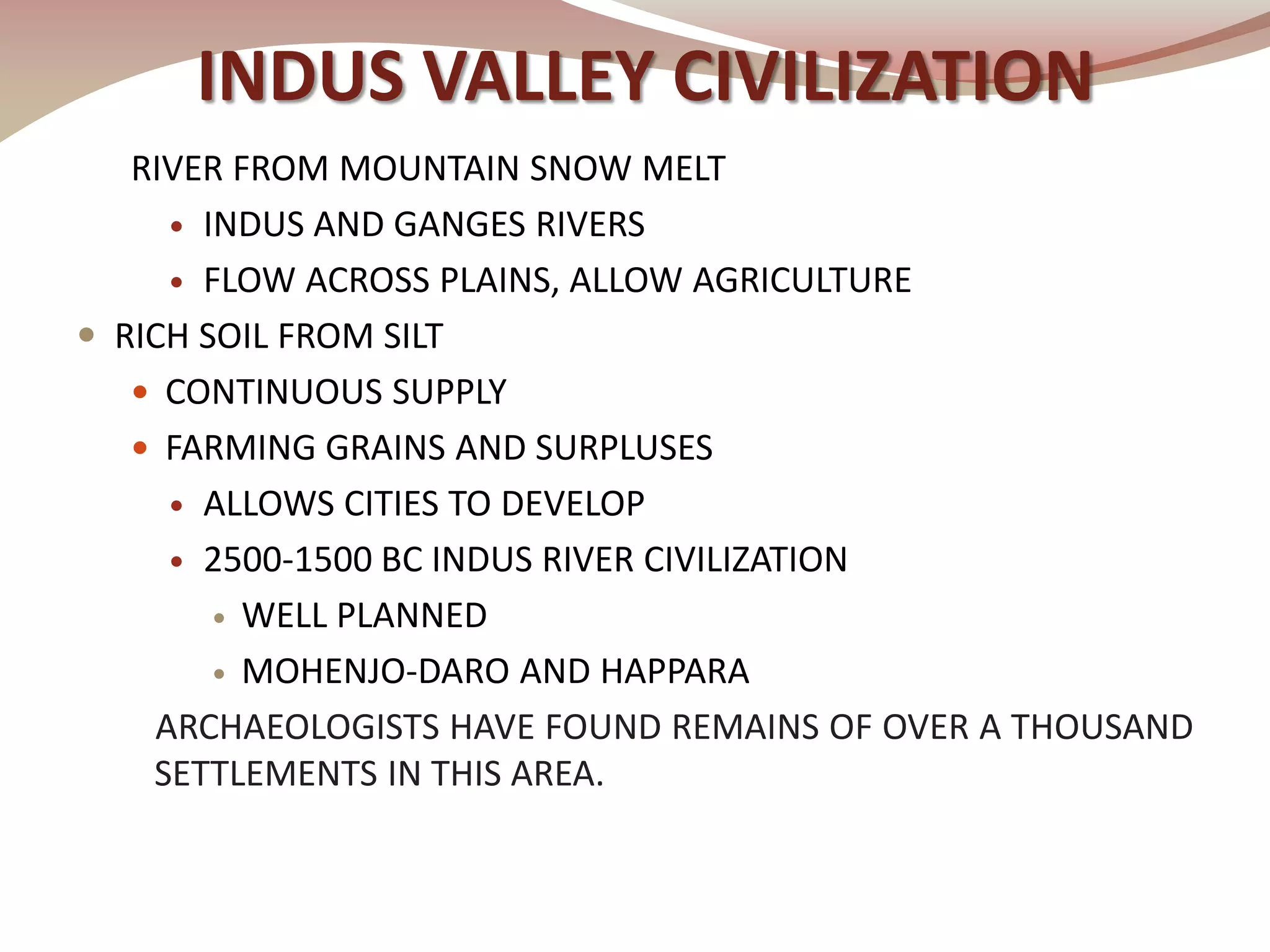 Architecture of Indus Valley Civilisation & Vedic Era | PDF