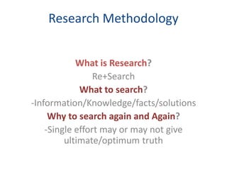 Basic Research tools and course contents | PPT | Free Download
