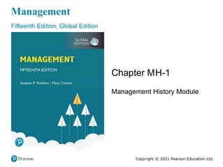 Chapter Number 1-Management History Module | PPTX