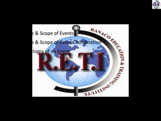 Chapter 1 anatomy of event | PPT