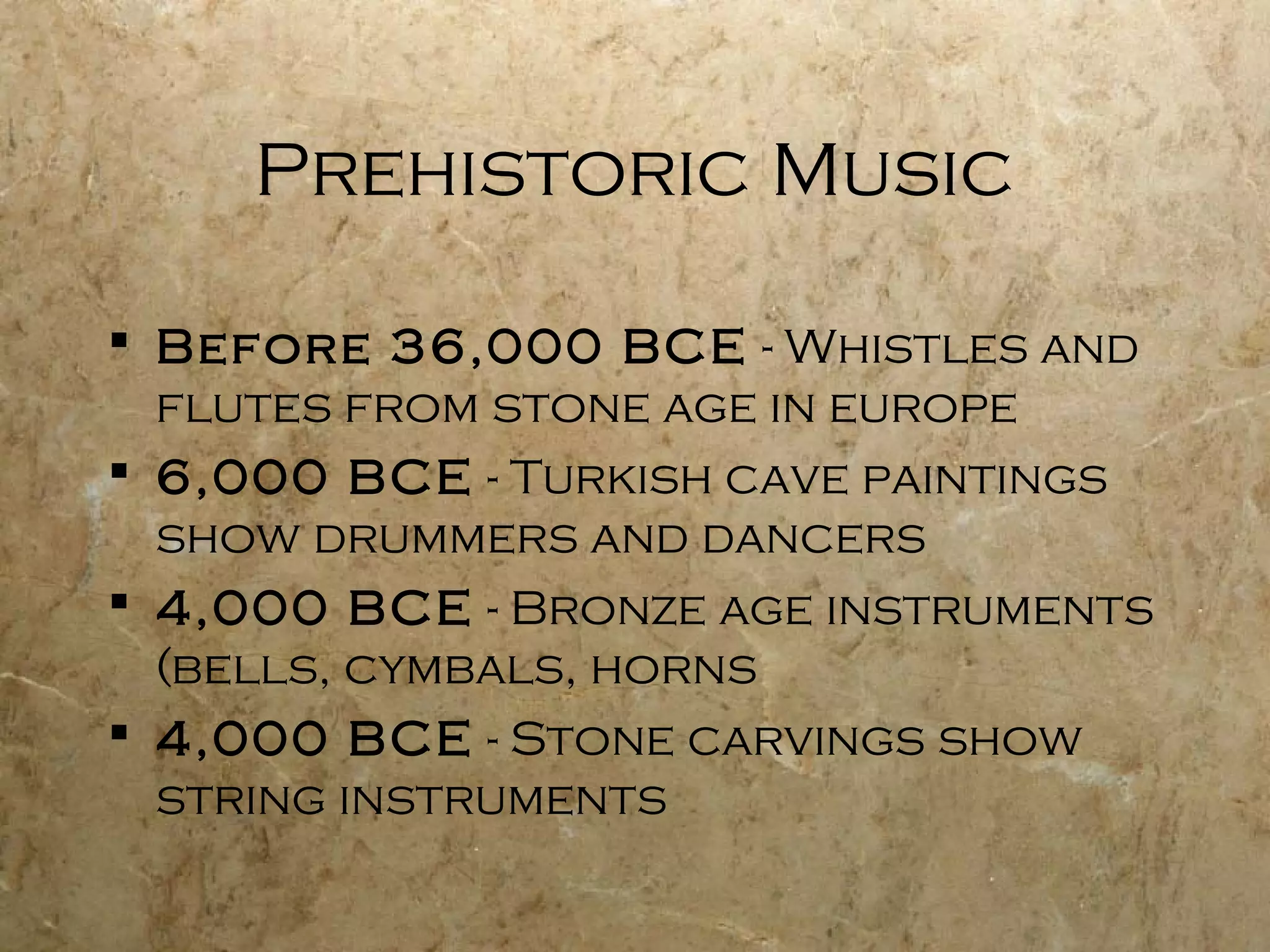 Chapter 1 - Ancient Music | PPT