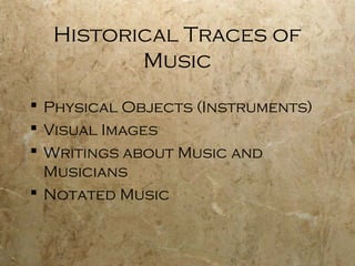 Chapter 1 - Ancient Music | PPT