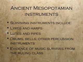 Chapter 1 - Ancient Music | PPT