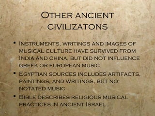 Chapter 1 - Ancient Music | PPT