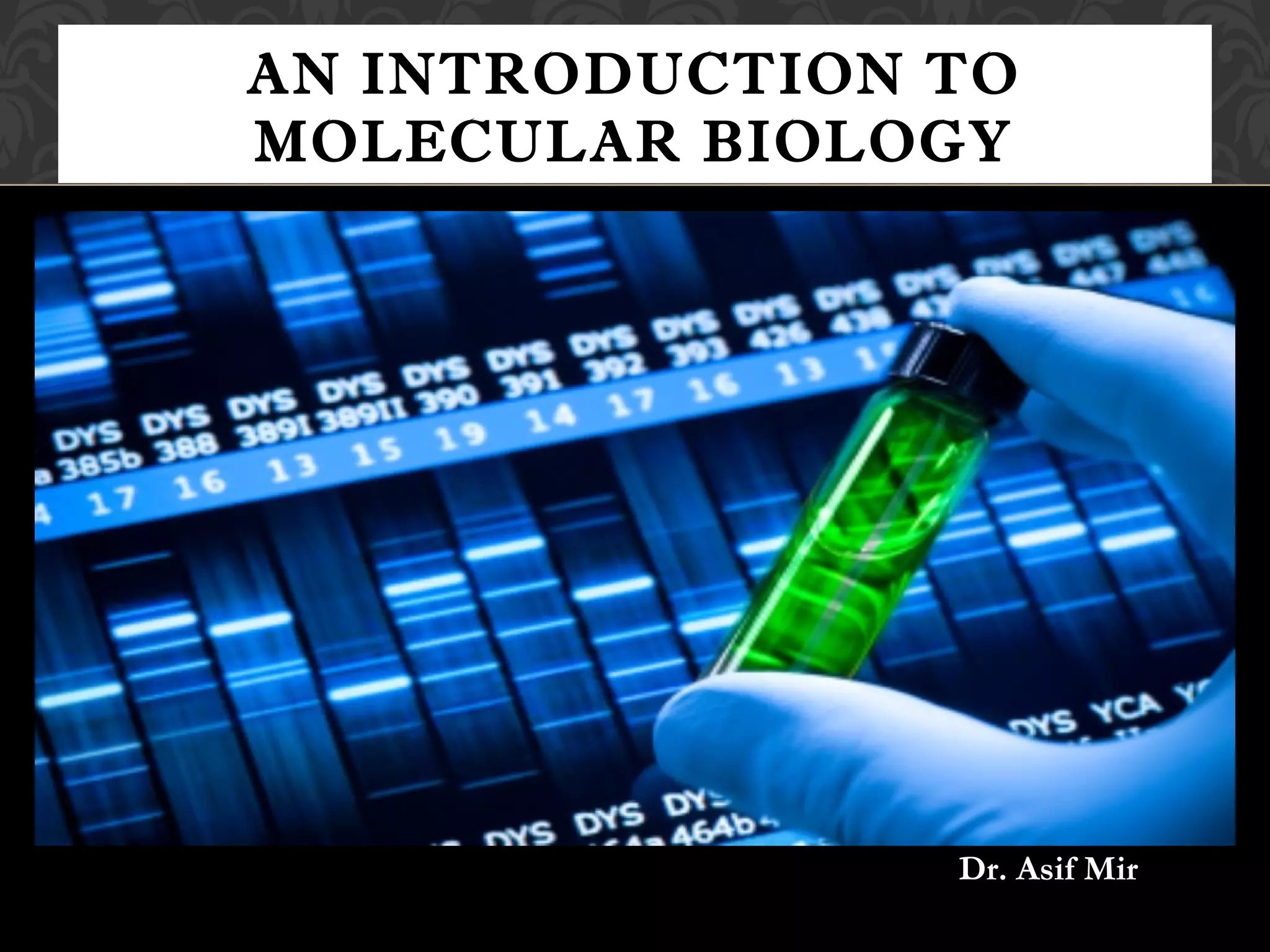 introduction to molecular biology | PPT