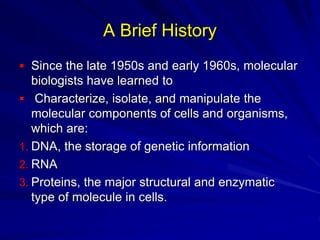 Chapter 1 An Introduction to Molecular Biology.ppt