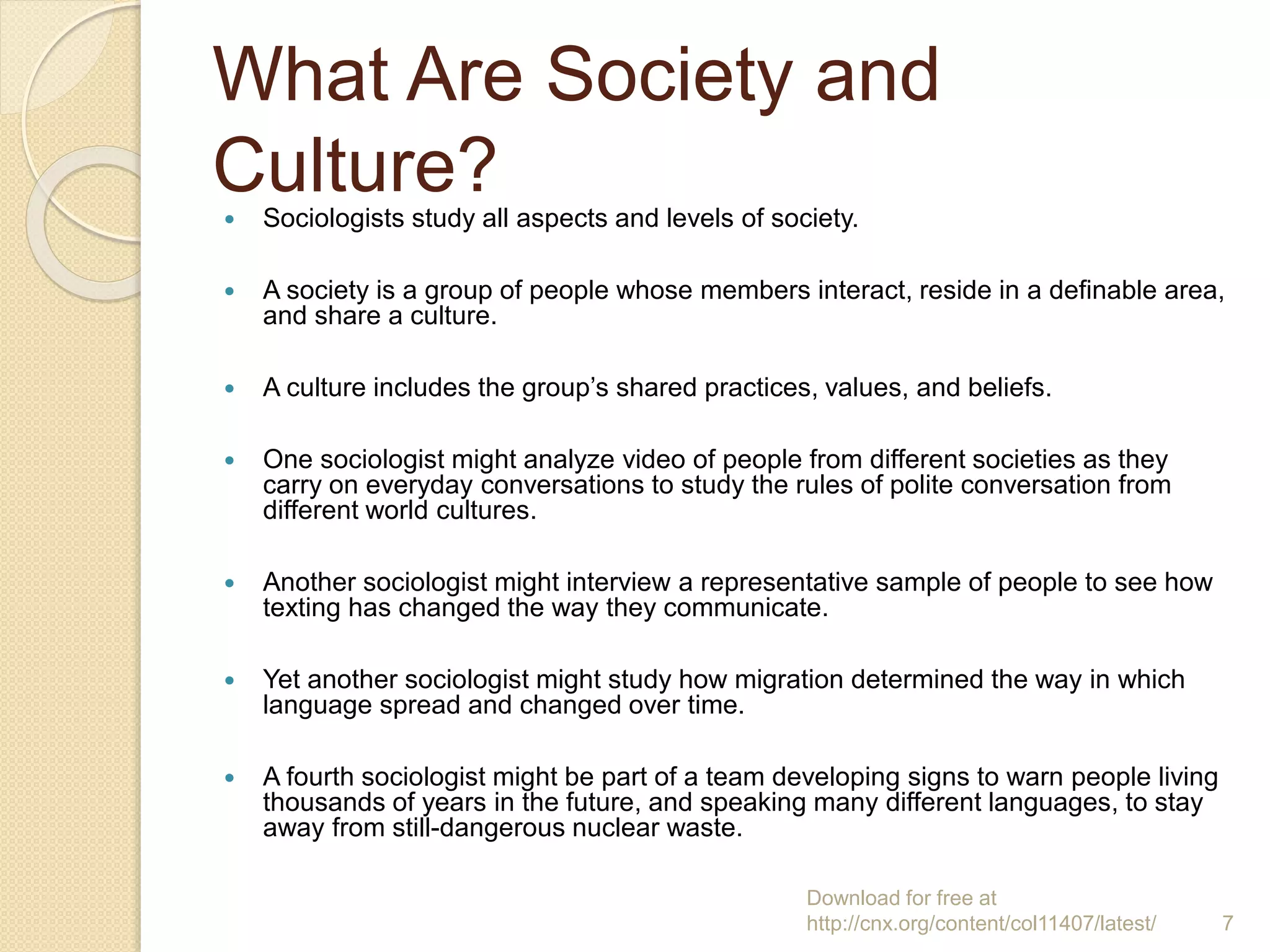 Chapter 1 an introduction to sociology | PPTX