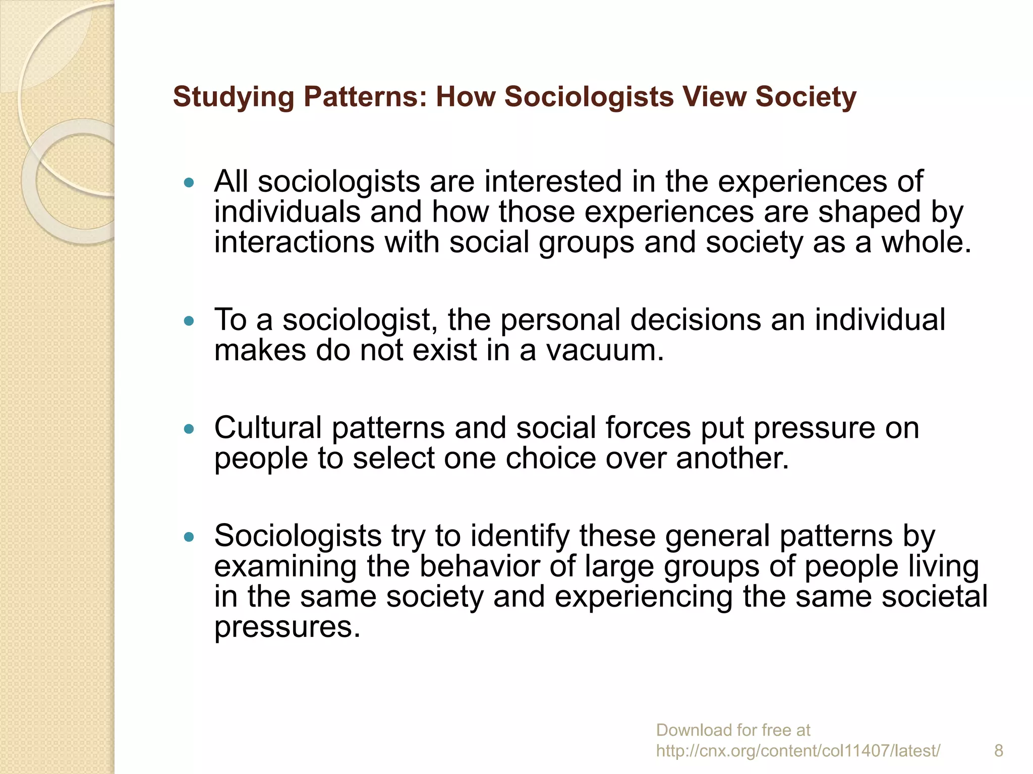 Chapter 1 an introduction to sociology | PPTX