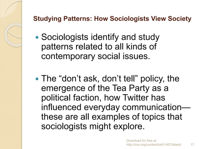 Chapter 1 an introduction to sociology | PPTX