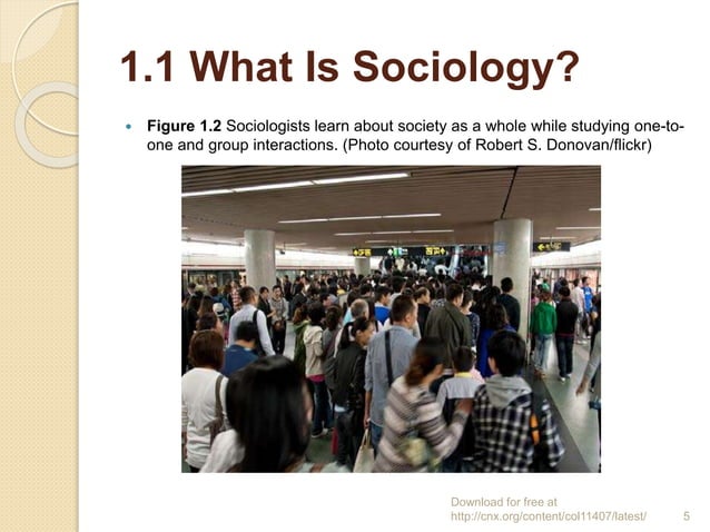 Chapter 1 an introduction to sociology | PPTX