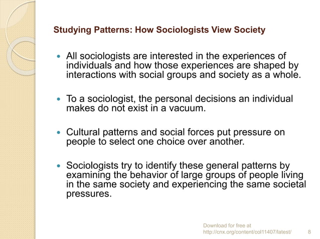 Chapter 1 an introduction to sociology | PPTX