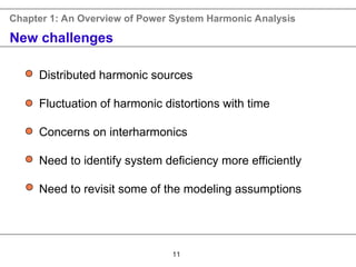 Chapter 1 An Overview of Power System Harmonic Analysis .ppt