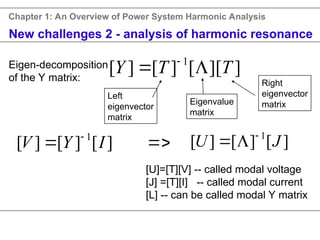 Chapter 1 An Overview of Power System Harmonic Analysis .ppt