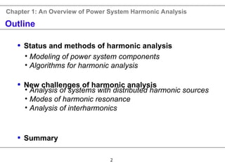 Chapter 1 An Overview of Power System Harmonic Analysis .ppt