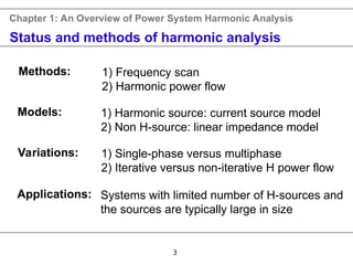 Chapter 1 An Overview of Power System Harmonic Analysis .ppt