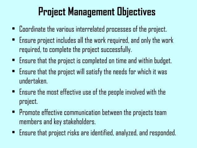 Chapter 1 An Overview Of Project Management | PPT