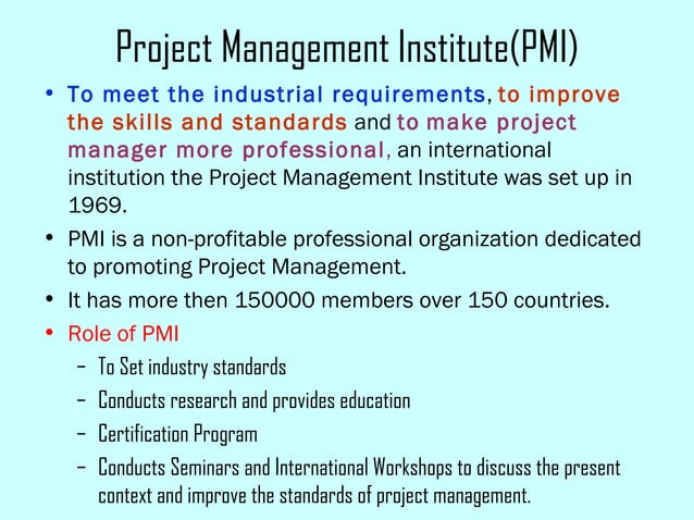 Chapter 1 An Overview Of Project Management | PPT