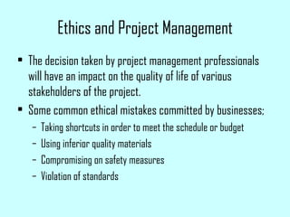 Chapter 1 An Overview Of Project Management | PPT
