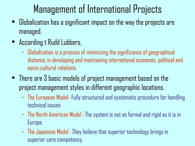 Chapter 1 An Overview Of Project Management | PPT