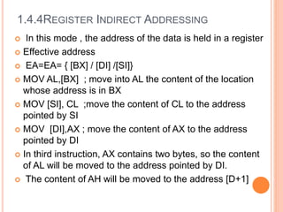 Chapter 1 archietecture of 8086 | PPTX
