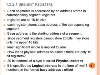 Chapter 1 archietecture of 8086 | PPTX