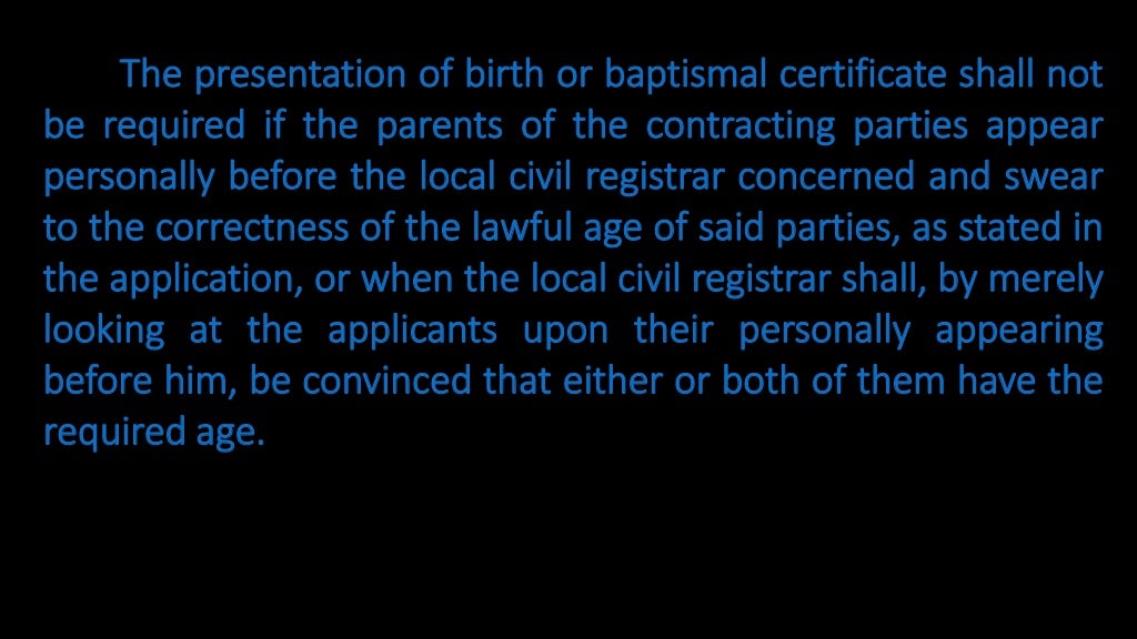 Article 1 To 26 Of The Family Code Of The Philippines Article 1 To 26 Of The Family Code Of The Philippines