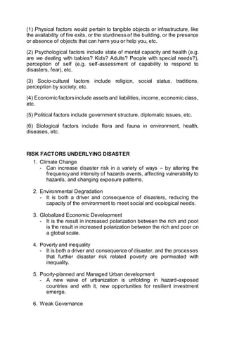 Chapter 1 basic concept of disaster | DOCX