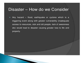 Chapter 1 basic concept of disaster and disaster risk lesson 1 q3 | PPTX