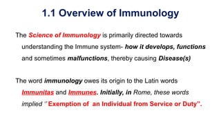 Chapter 1 The Basic Immunology | PPT