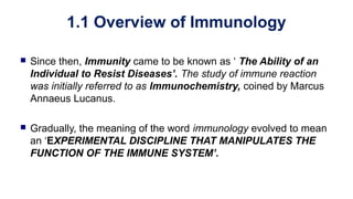 Chapter 1 The Basic Immunology | PPT