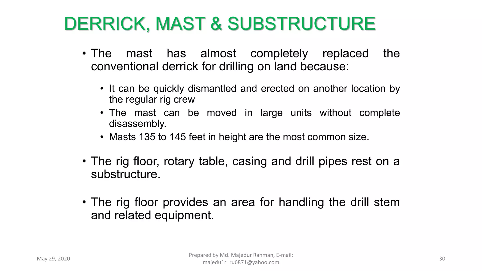 Basic of well drilling process | PPTX