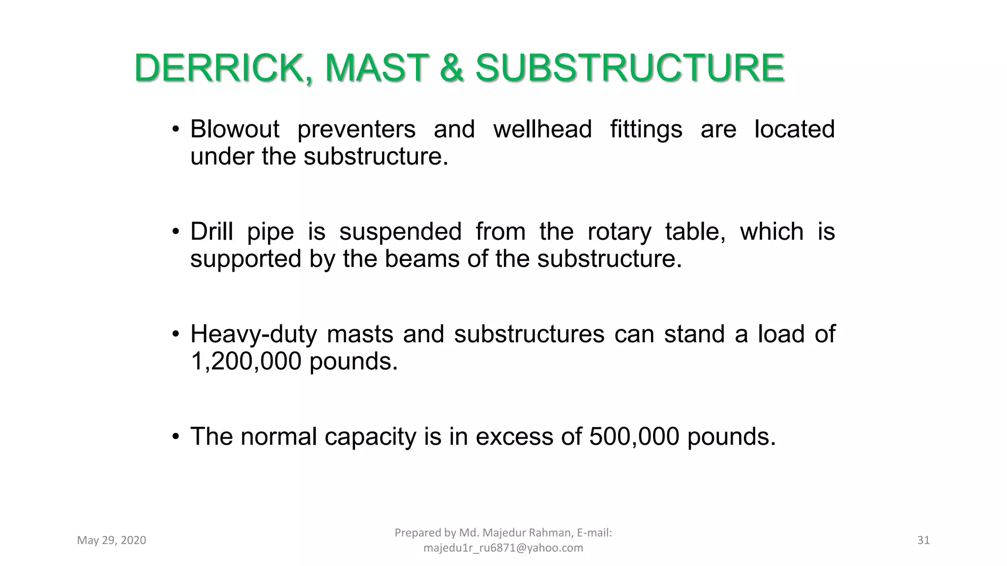 Basic of well drilling process | PPTX