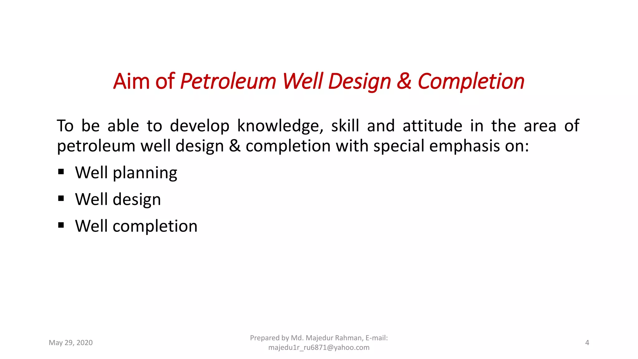 Basic of well drilling process | PPTX | Geology | Science