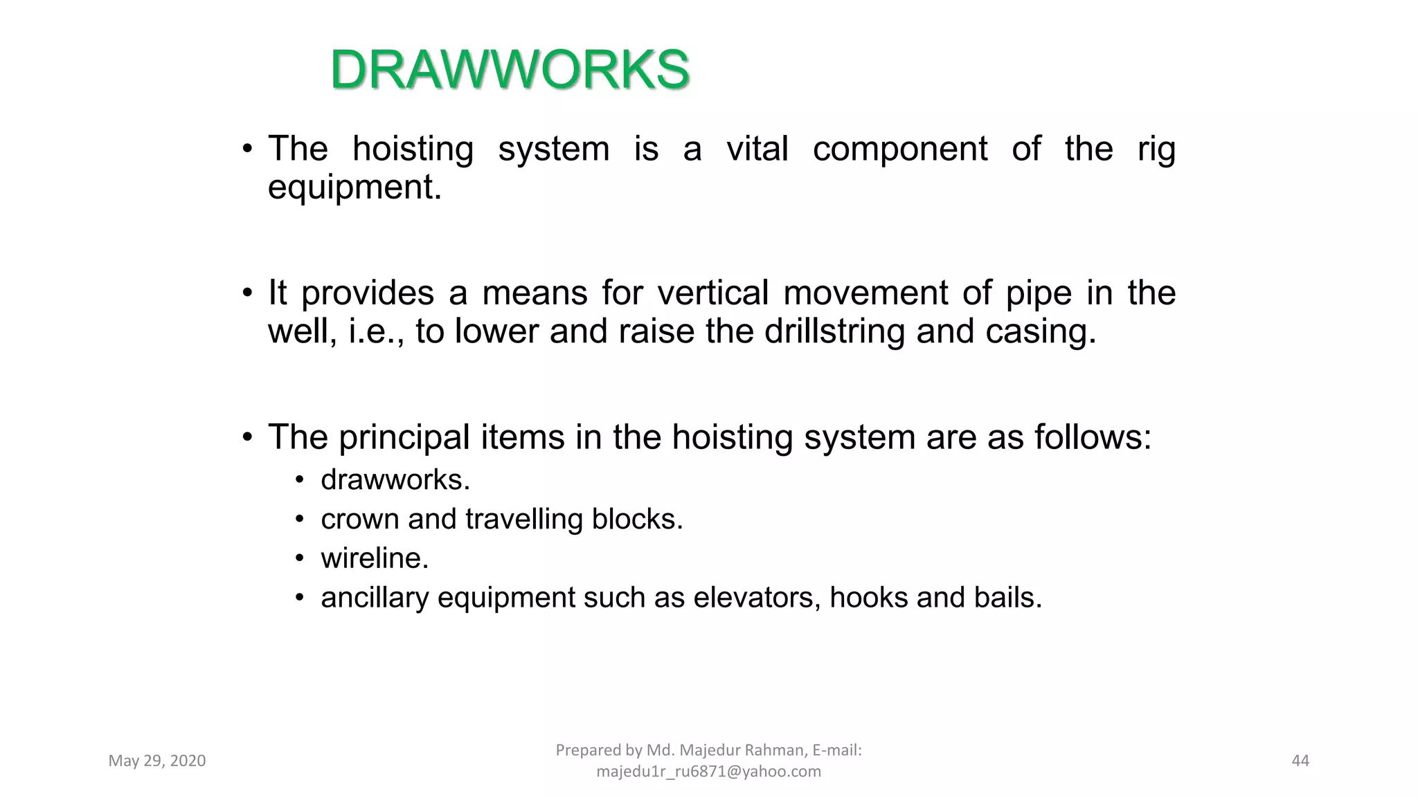 Basic of well drilling process | PPTX