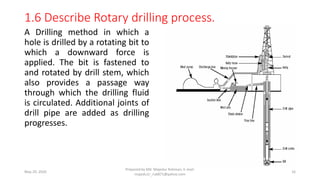 Basic of well drilling process | PPTX