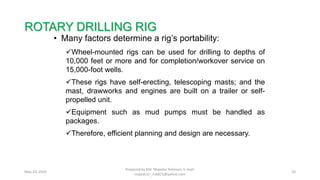 Basic of well drilling process | PPTX