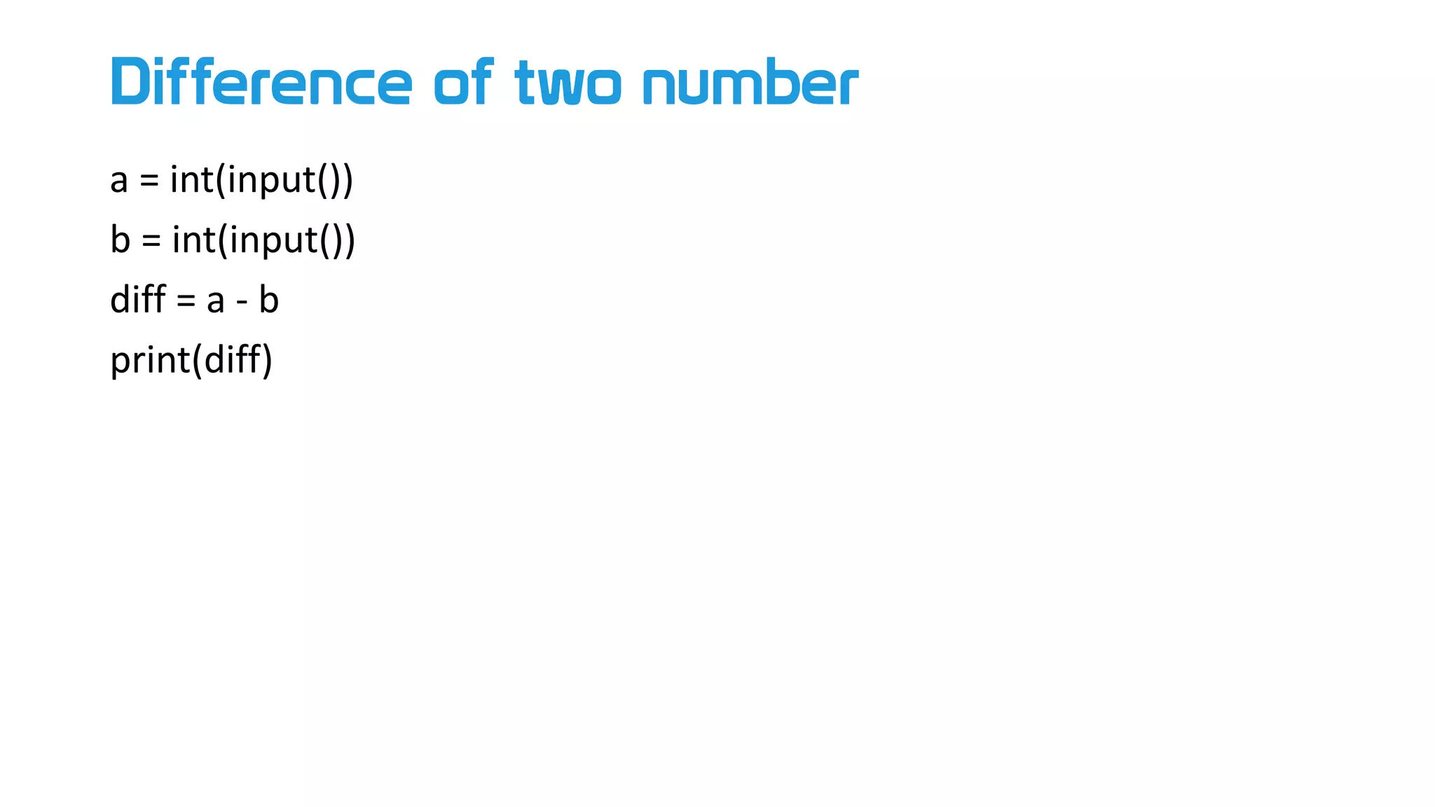 Chapter 1 Basic Programming (Python Programming Lecture) | PPT Chapter 1 Basic Programming (Python Programming Lecture) | PPT