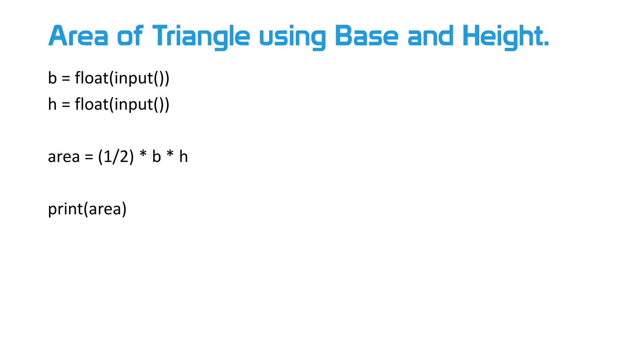 Chapter 1 Basic Programming (Python Programming Lecture) | PPT Chapter 1 Basic Programming (Python Programming Lecture) | PPT