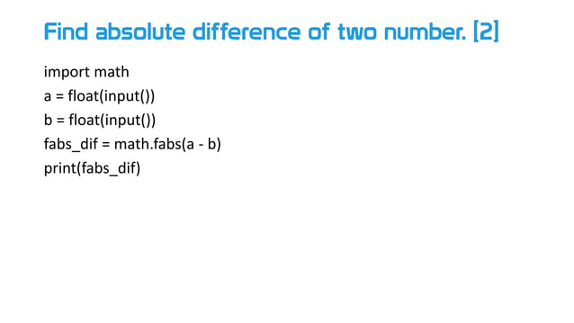 Chapter 1 Basic Programming Python Programming Lecture Ppt