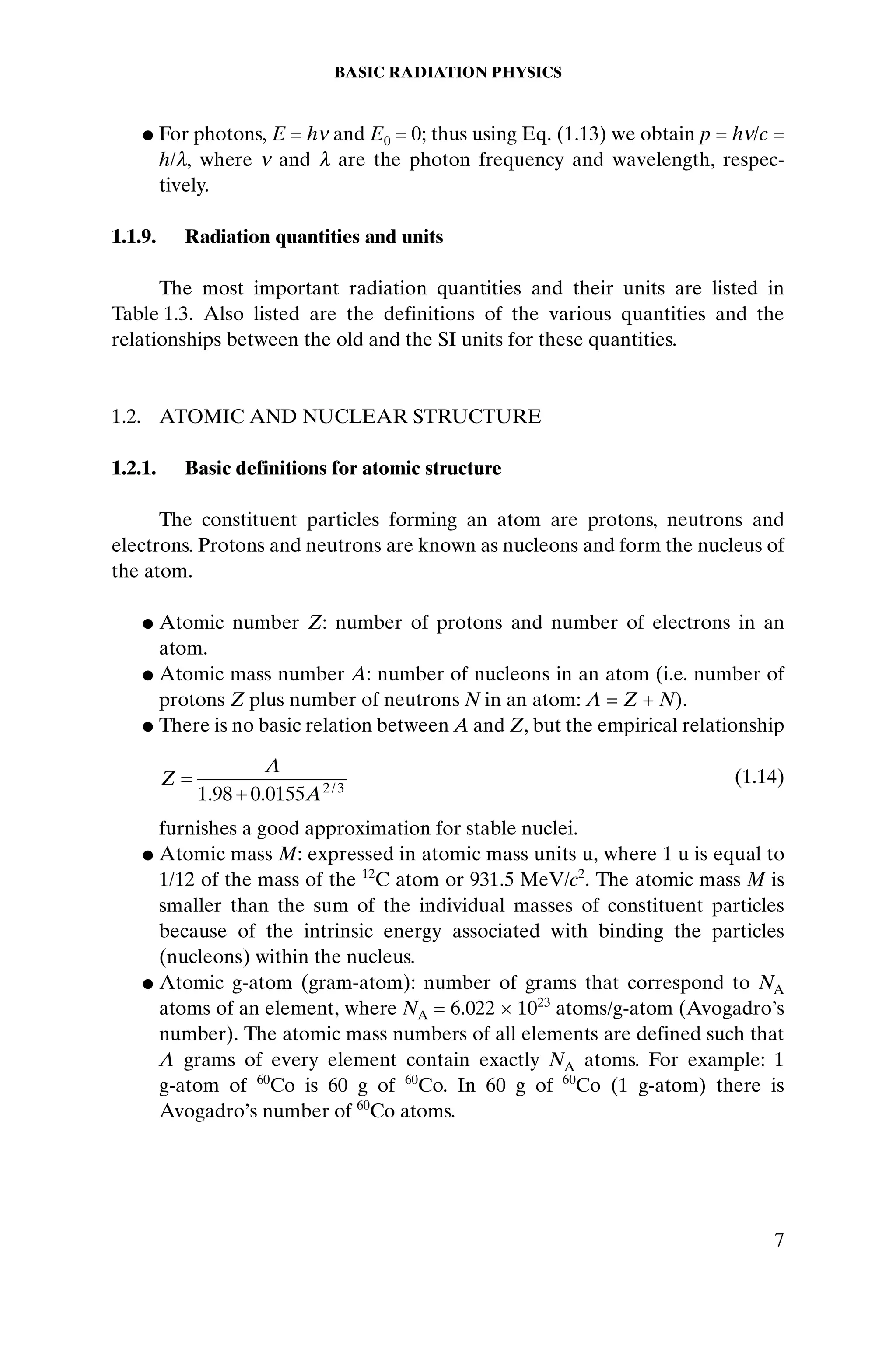 Chapter1 basic radiation physics | PDF