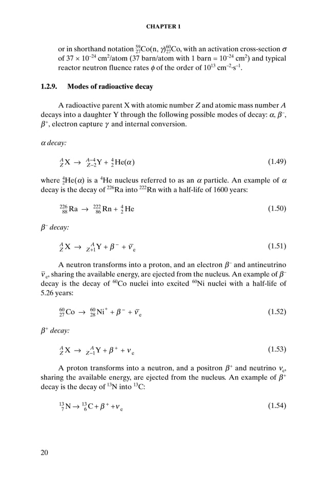 Chapter1 basic radiation physics | PDF | Chemistry | Science